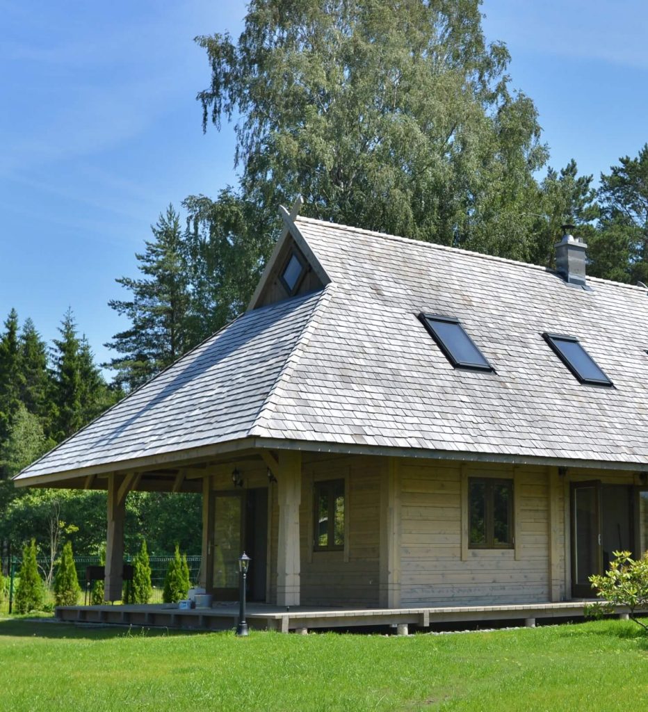 Timber frame + log walls – 3 RADI